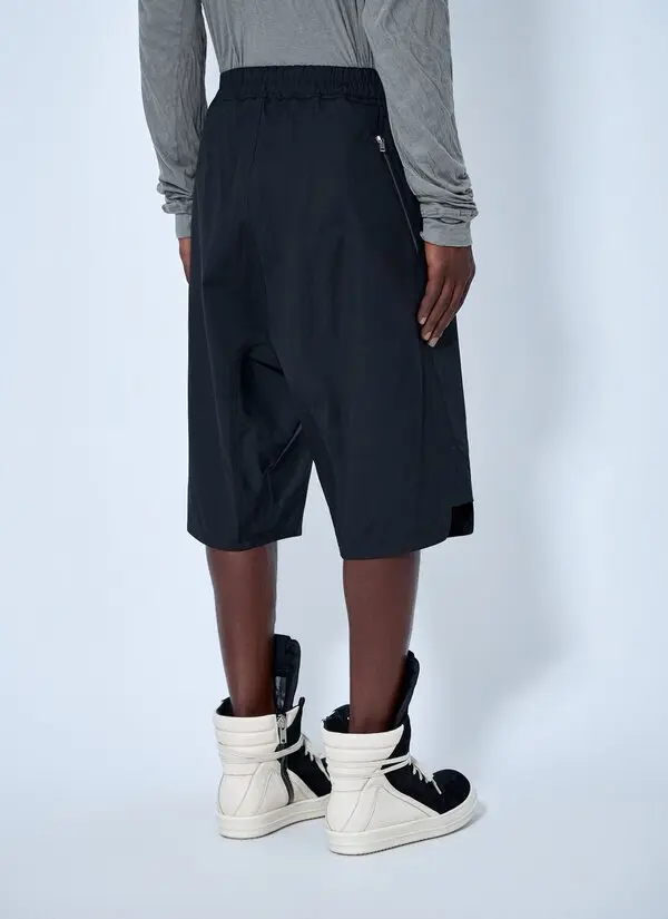 Rick Owens Basket Swingers Heavy Poplin Shorts