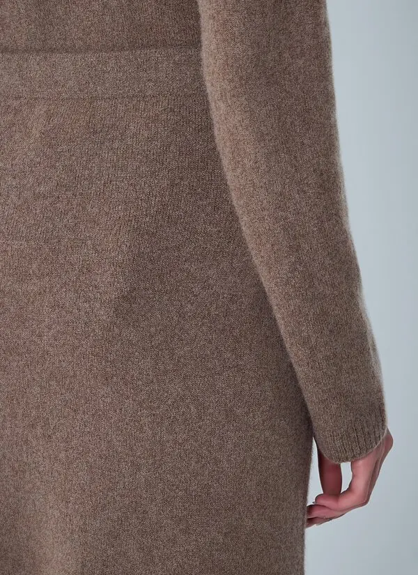 Max Mara Cashmere-blend Skirt - Brown