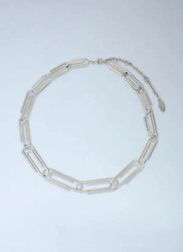 Off-White Paperclip Chain Necklace