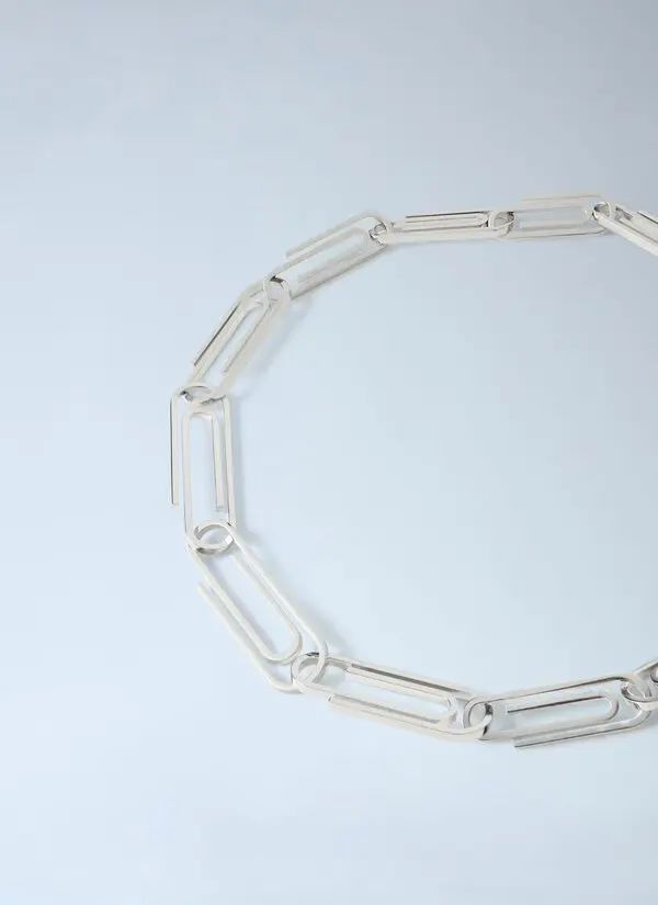 Off-White Paperclip Chain Necklace