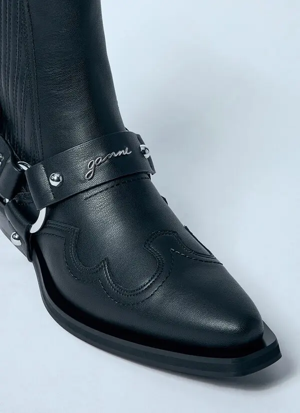 GANNI Low-cut Western Chelsea Boots