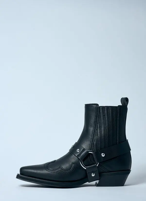 GANNI Low-cut Western Chelsea Boots