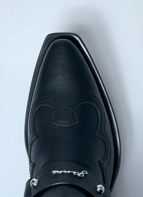 GANNI Low-cut Western Chelsea Boots