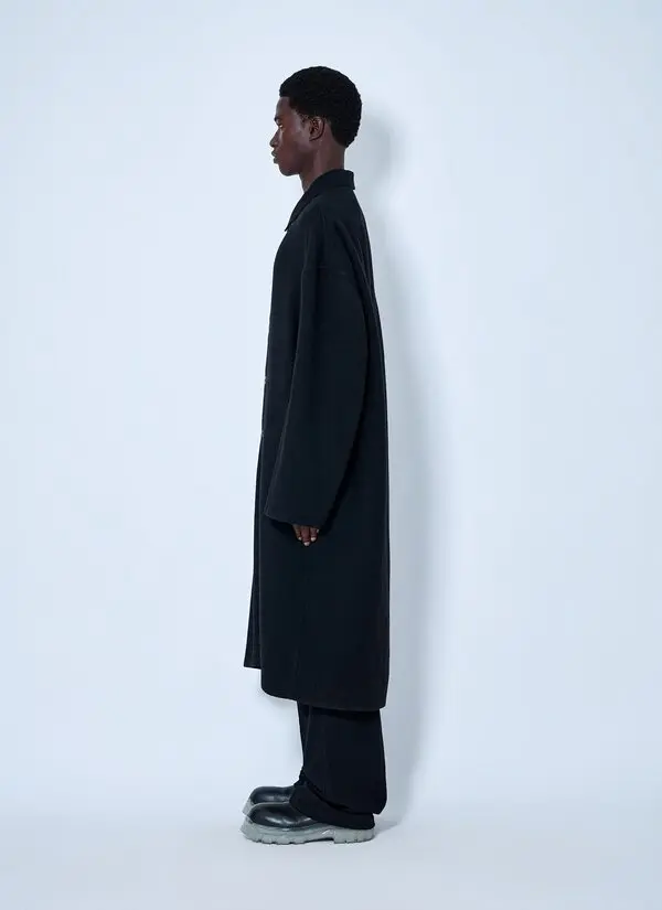 Rick Owens Buttoned Brad Coat
