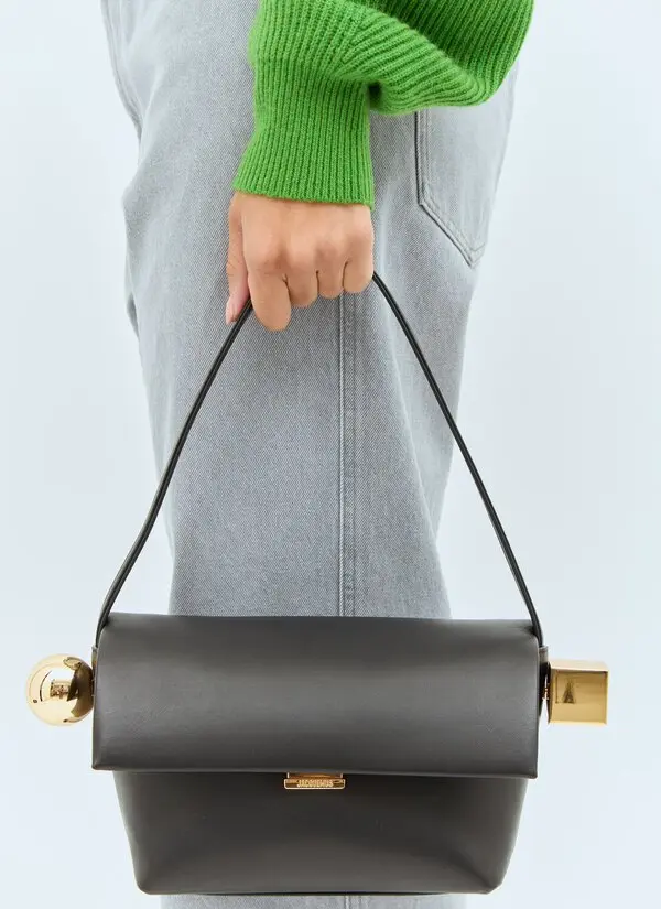 Jacquemus Le Rond Carré Handbag - Black