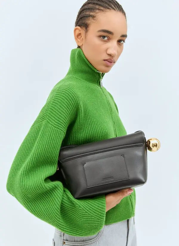 Jacquemus Le Rond Carré Handbag - Black