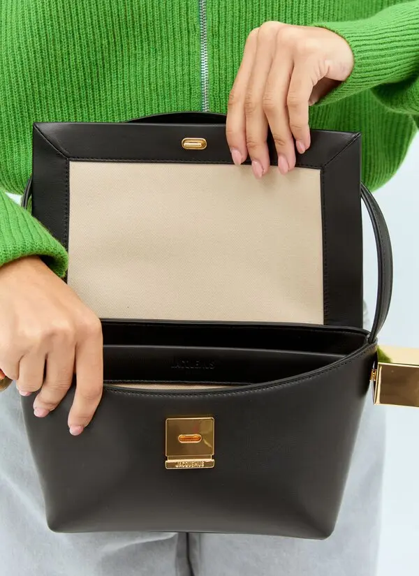 Jacquemus Le Rond Carré Handbag - Black