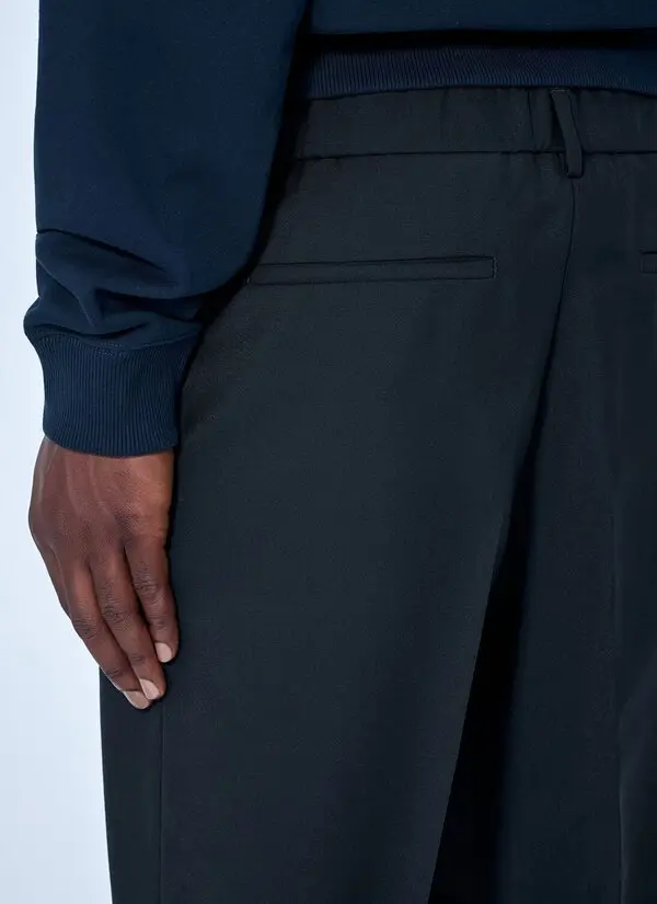 JIL SANDER Tapered Cropped-leg Trousers