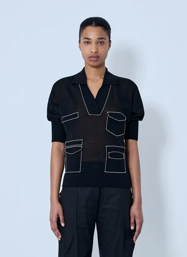 KIKO KOSTADINOV Kreiner Knit Polo