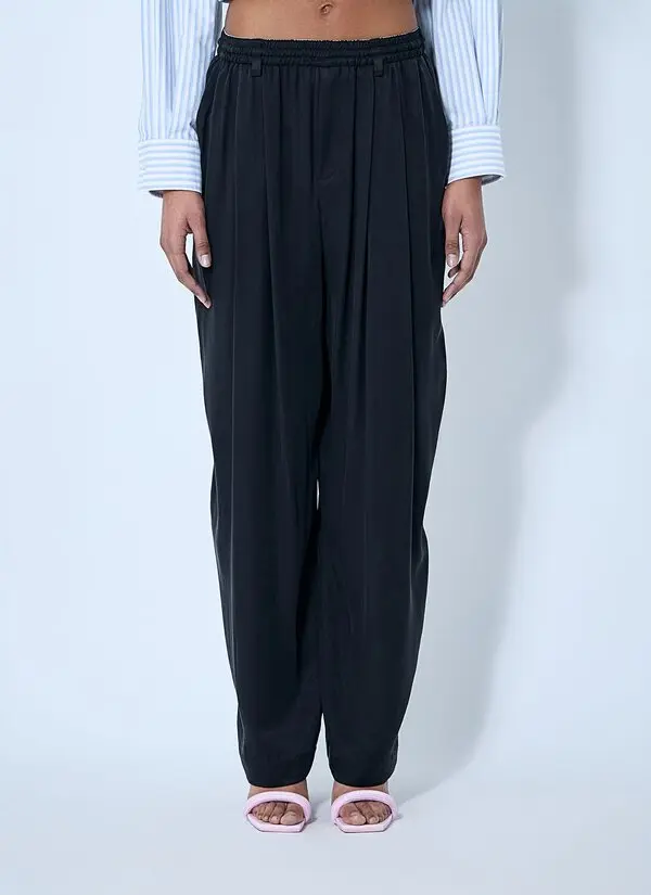 Alexander Wang Pleated Pants - Black
