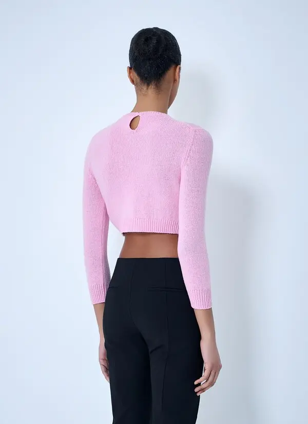 JIL SANDER Cropped Knit Sweater