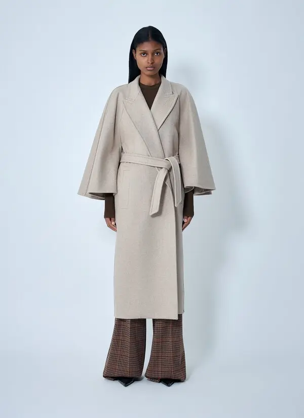 Max Mara Long Cashmere Coat - Beige