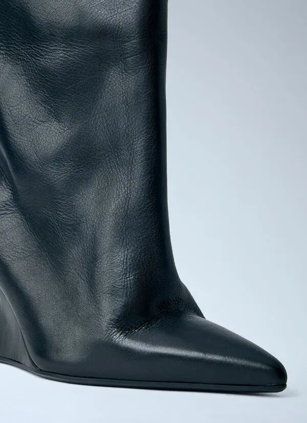 Rick Owens Cantilever 8 Sharp Flared Boots