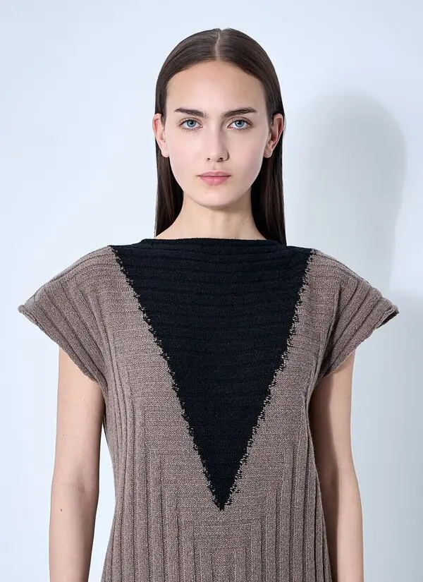 KIKO KOSTADINOV Dakota Knit Dress - Brown