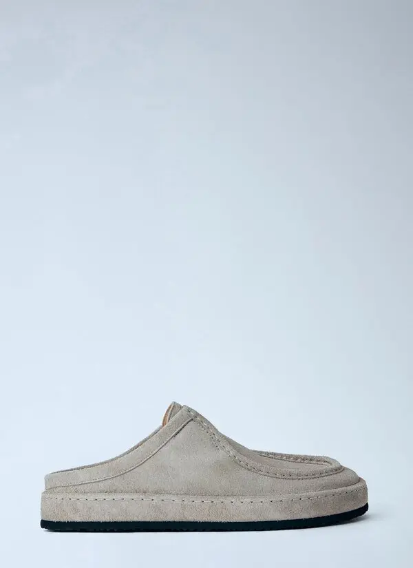 REFERENC The Fernabee Slip-in 6toe Mules - Grey