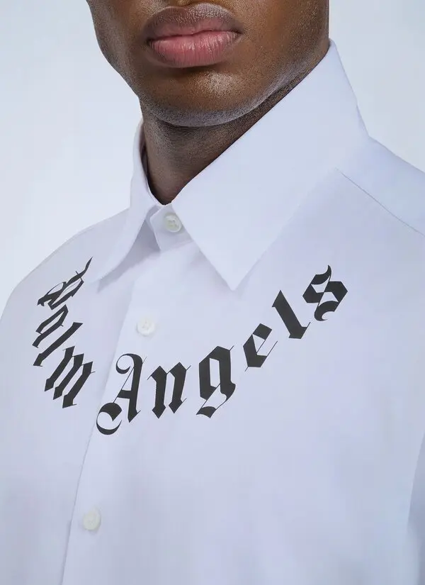 Palm Angels Neck Logo Shirt