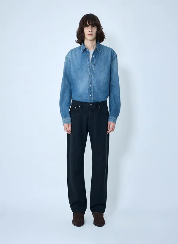 Saint Laurent Cassandre Denim Shirt
