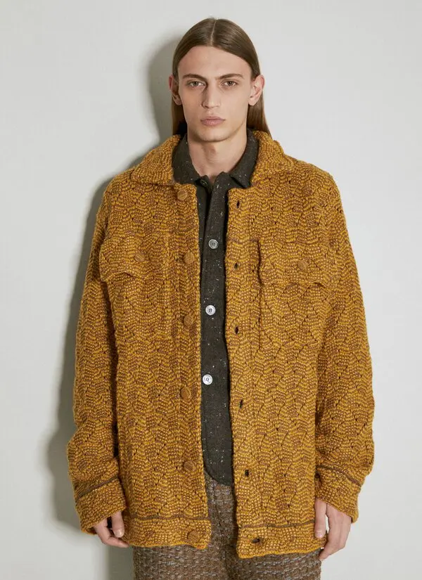 ISA BOULDER Puzzle Work Jacket - Orange