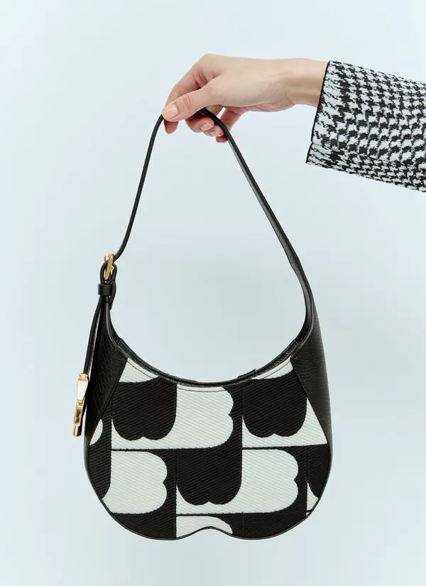 Burberry Small Chess Shoulder Bag - Black