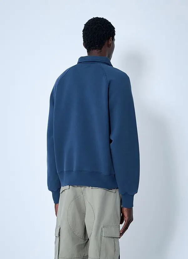 ST�SSY Stand Collar Sweatshirt