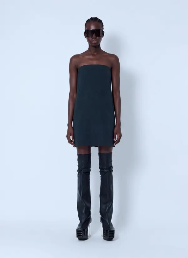 Rick Owens Cropped Sheath Mini Dress
