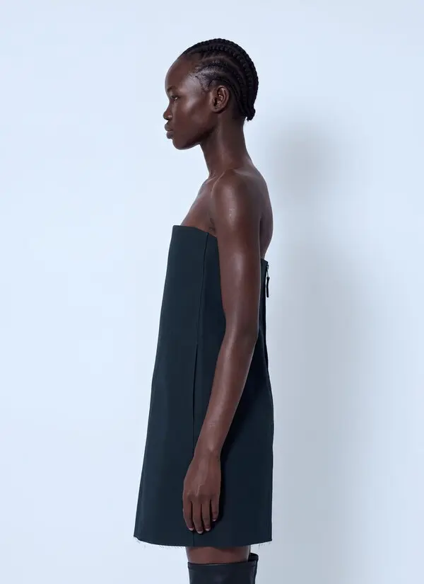 Rick Owens Cropped Sheath Mini Dress