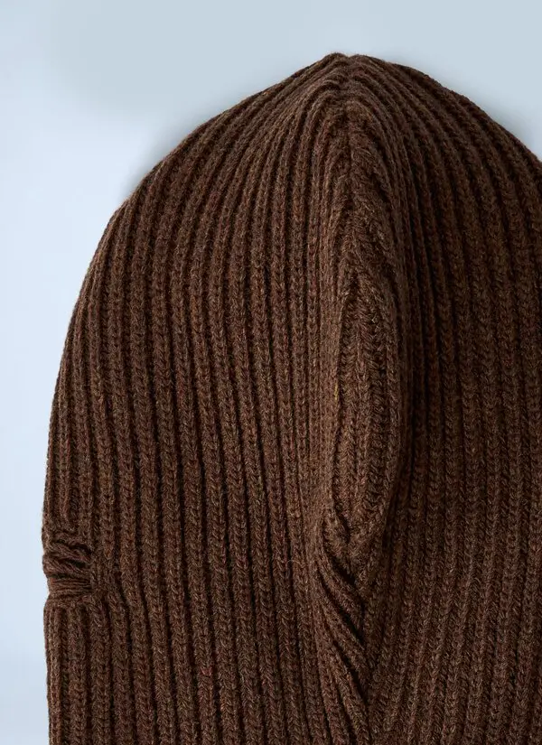 MAISON MARGIELA Logo Motif Knitted Balaclava