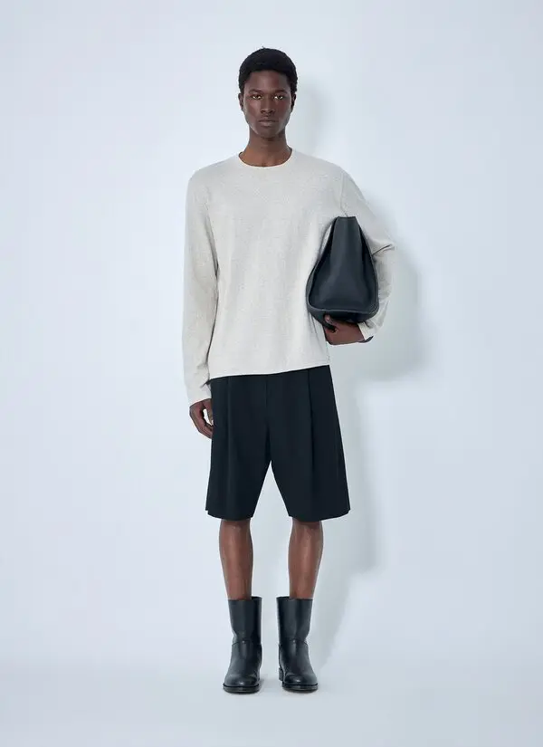 THE ROW Sayed Wool Shorts