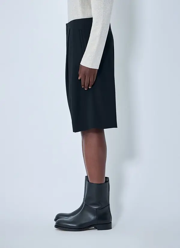 THE ROW Sayed Wool Shorts