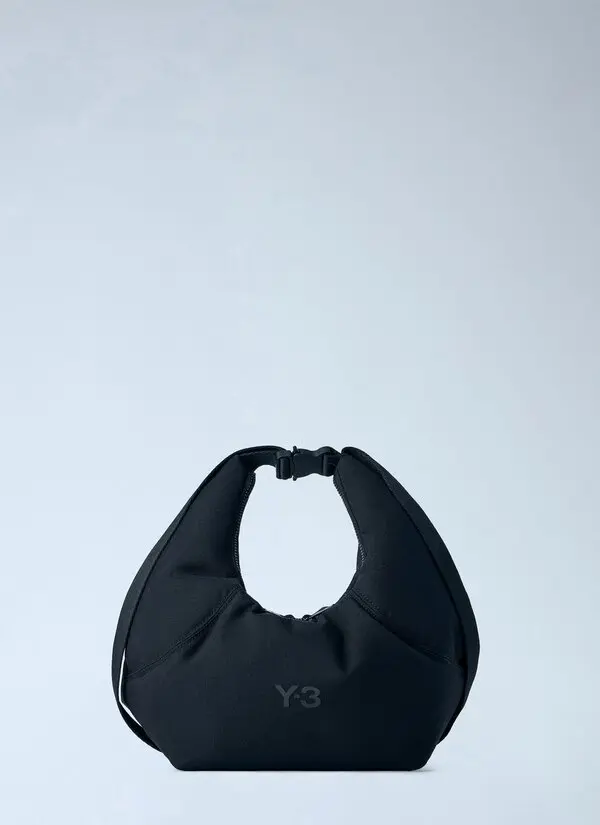 Y3 Crescent Handbag - Black