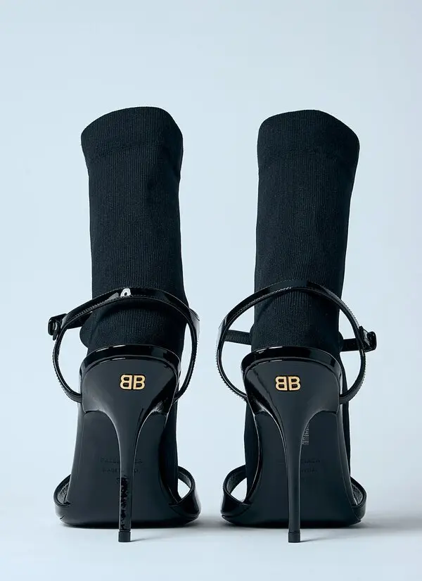 Balenciaga Avenue Sock 110mm Heel Sandals