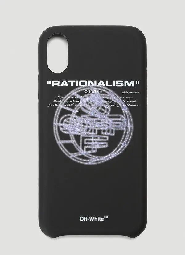 Off-White Rationalism Iphone Case - Black