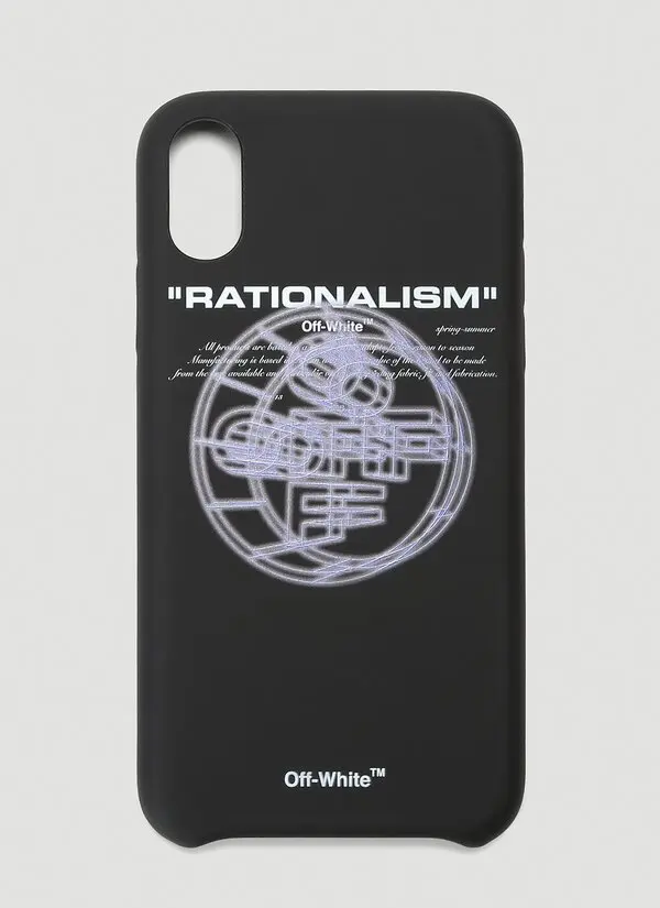 Off-White Rationalism Iphone Case - Black