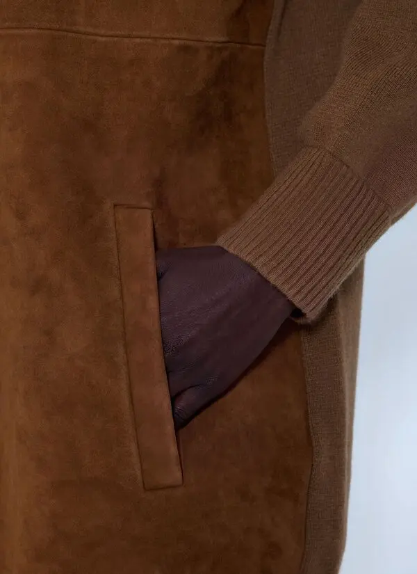 Max Mara Suede Panel Dress