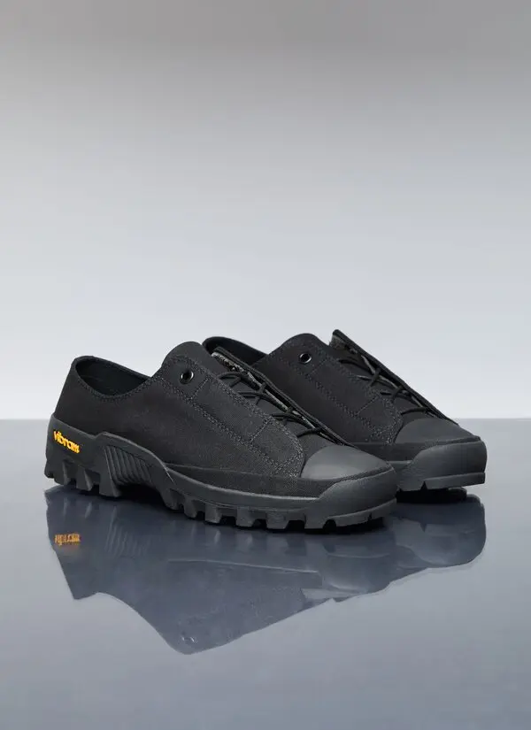Yohji Yamamoto Fly Front Low Top Sneakers