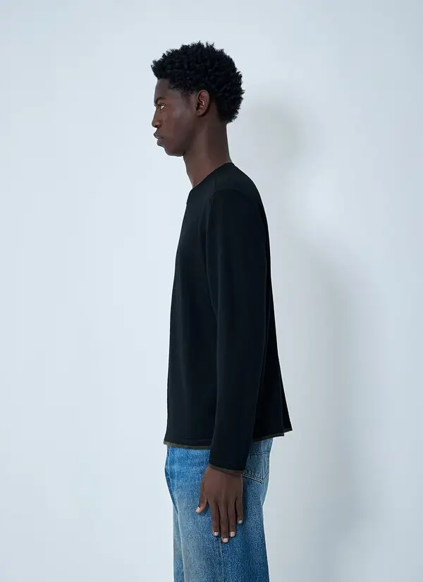MARGARET HOWELL Tipped Thermal Sweater