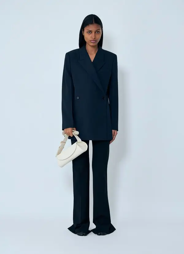 JIL SANDER Double-breasted Wool Blazer