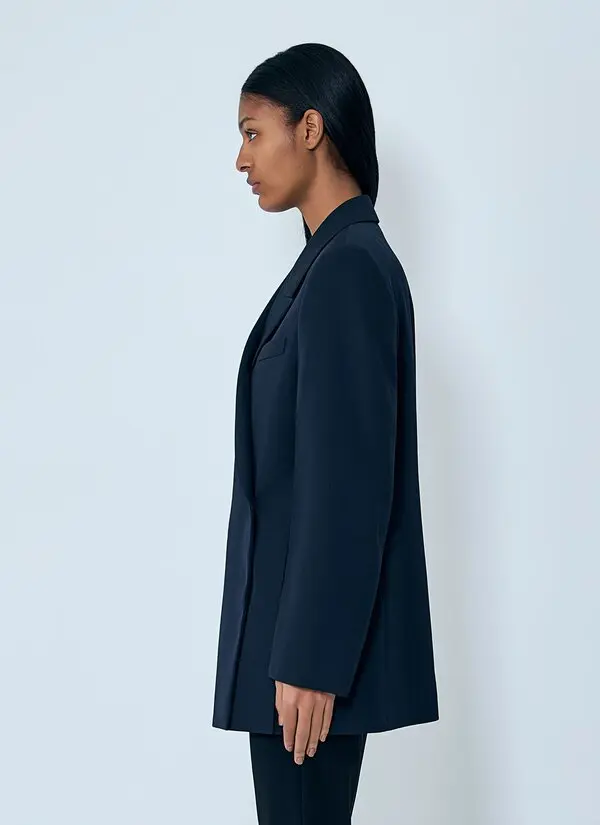 JIL SANDER Double-breasted Wool Blazer