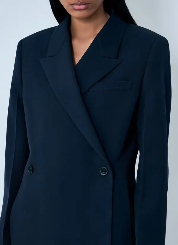 JIL SANDER Double-breasted Wool Blazer