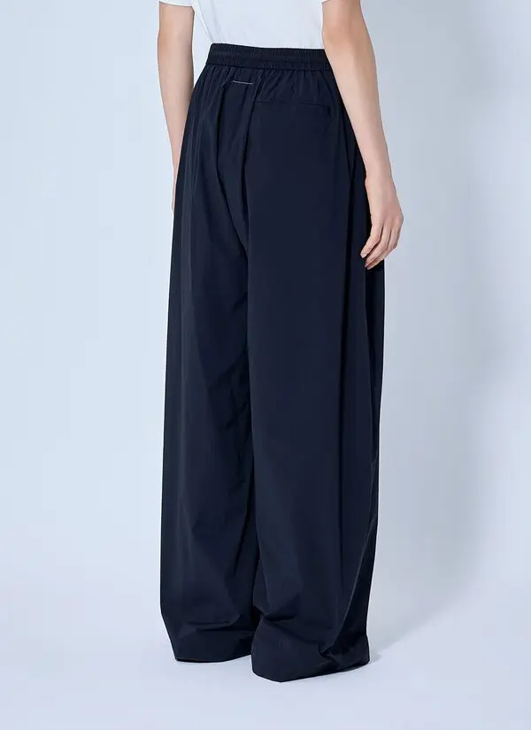 MAISON MARGIELA Elasticated Waist Wide-leg Trousers