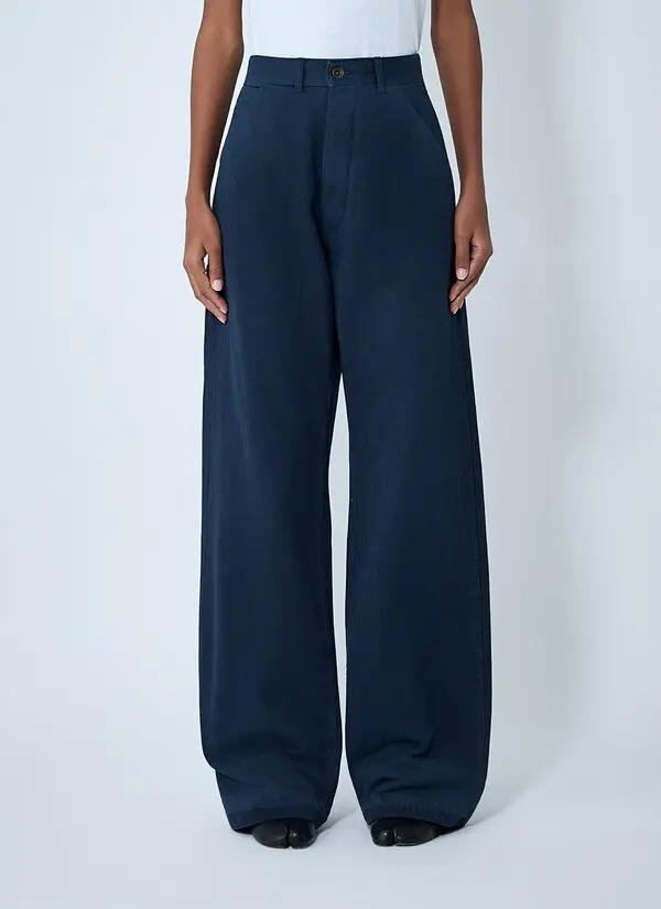 MAISON MARGIELA Cotton Twill Pants