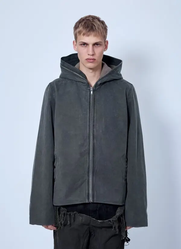 Rick Owens Zip-up Hooded Jacket