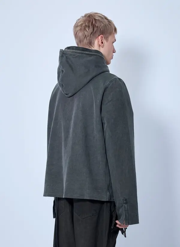 Rick Owens Zip-up Hooded Jacket