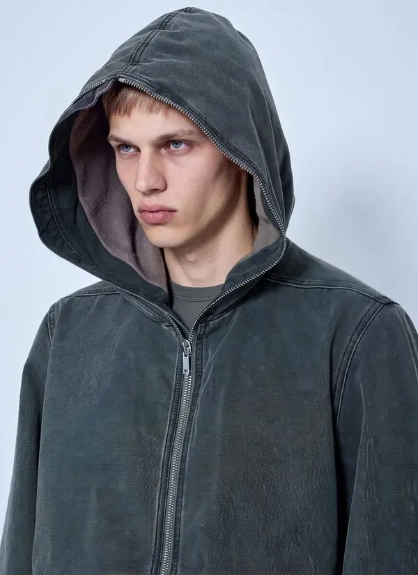 Rick Owens Zip-up Hooded Jacket