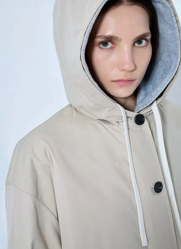 Miu Miu Single-breasted Panama Caban Coat
