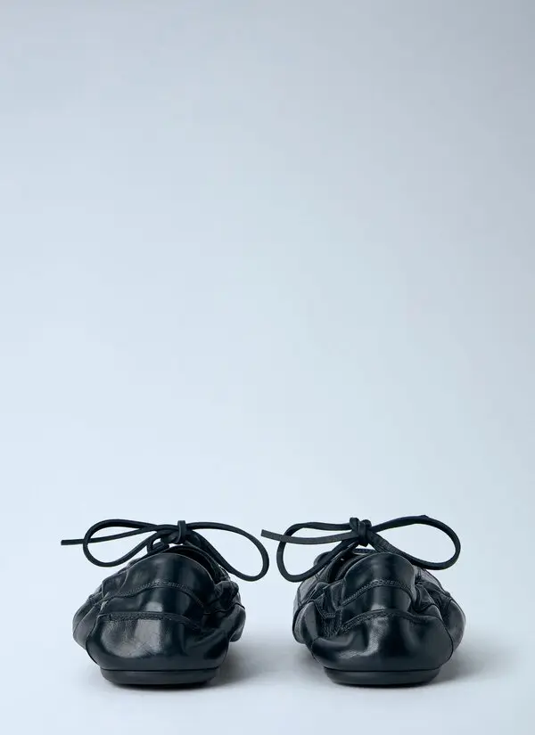 Prada Leather Moccasins