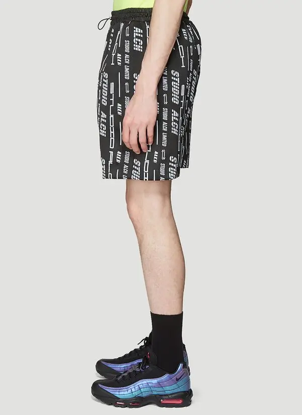 STUDIO ALCH Lanyard Logo Shorts
