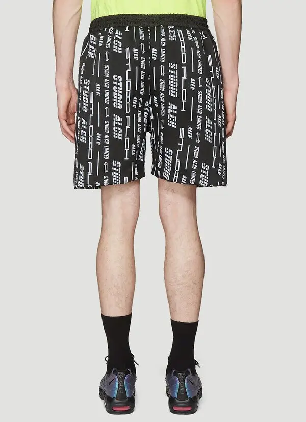STUDIO ALCH Lanyard Logo Shorts