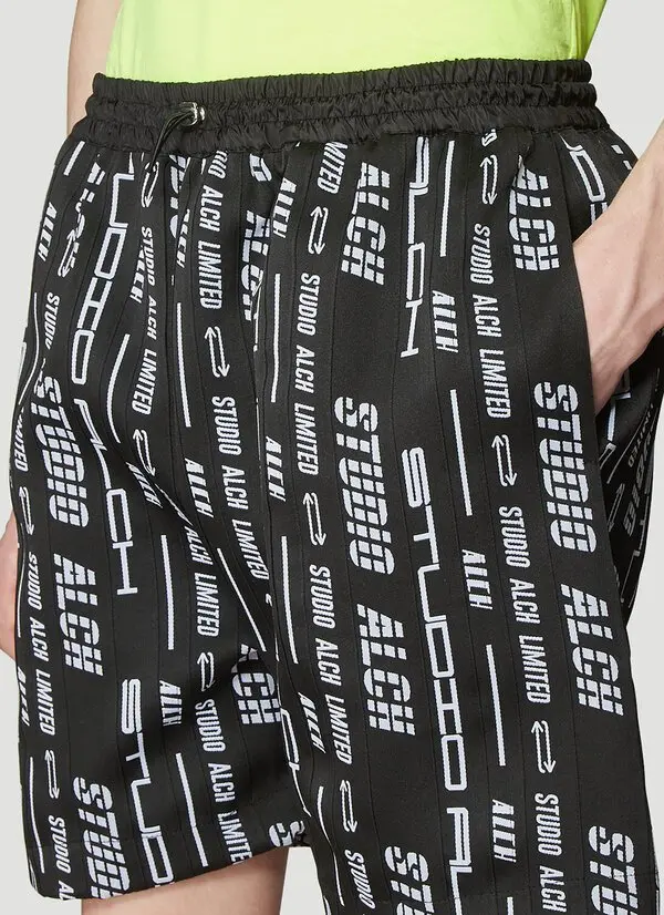 STUDIO ALCH Lanyard Logo Shorts