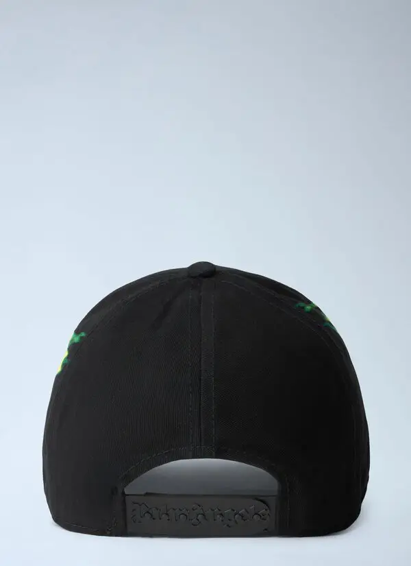 Palm Angels Flames Curved Logo Cap